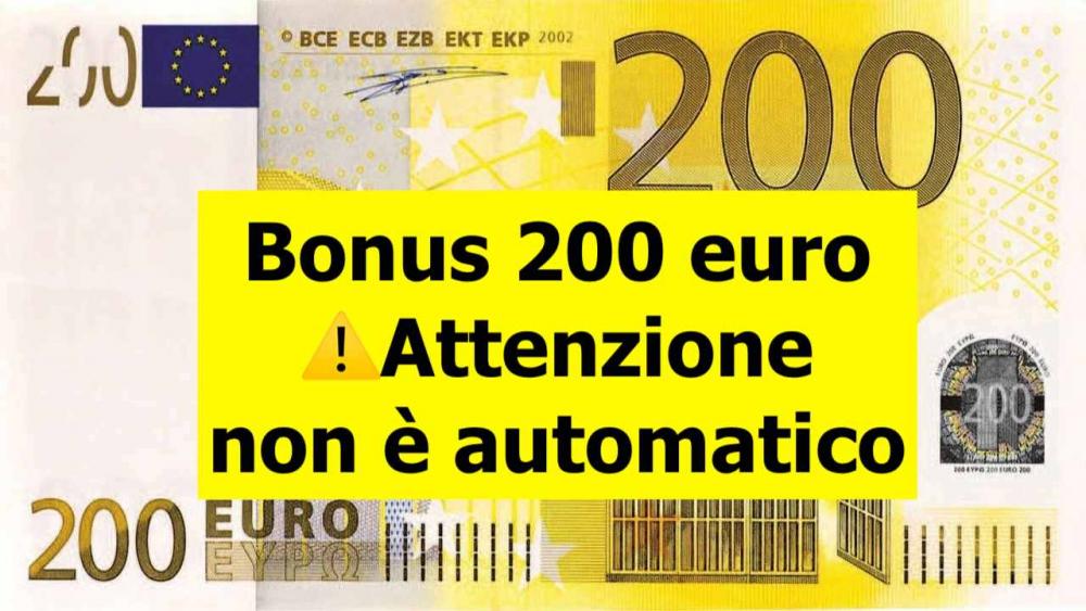 Bonus 200 euro dipendenti. Attenzione non Ã¨ automatico: il modulo per ...